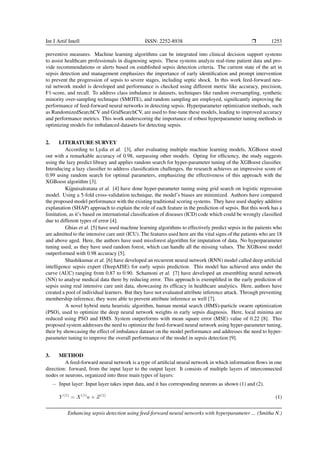 Enhancing sepsis detection using feed-forward neural networks with ...