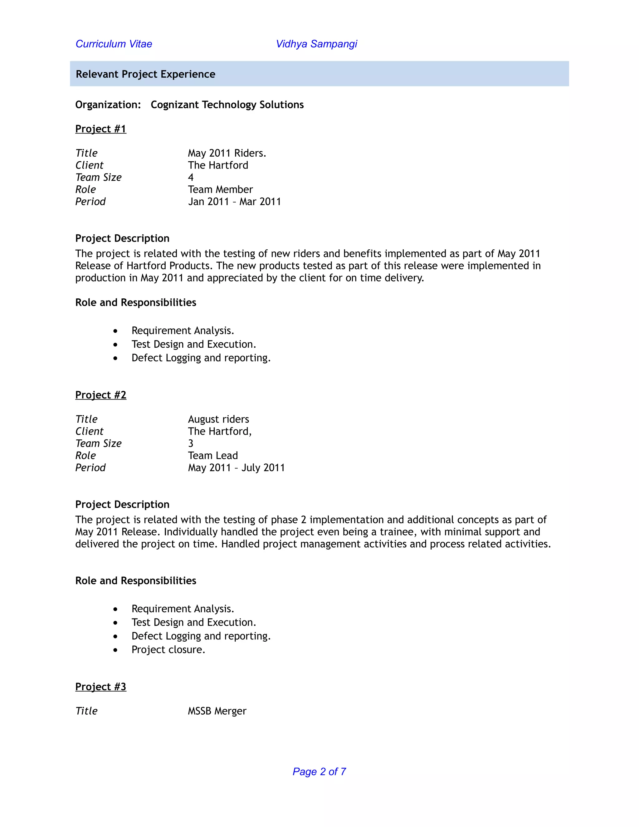 Vidhya S _Profile | PDF