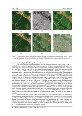 Evaluation of optical and synthetic aperture radar image fusion methods ...