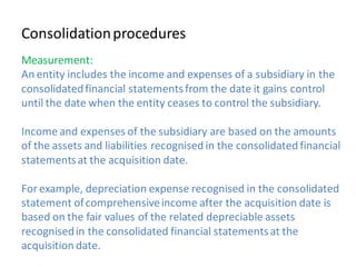 IFRS 10. Consolidated Financial Statements. Presentation. | PDF