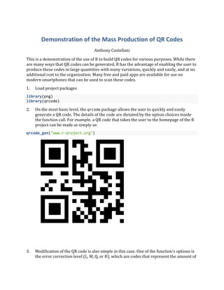 QR Code Demo | PDF