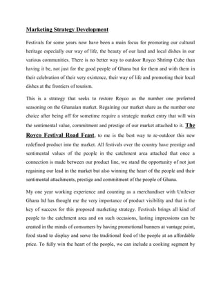 ROYCO MARKETING STRATEGY | PDF