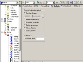 Computer Simulation of a Heat Exchanger using Aspen | PPTX