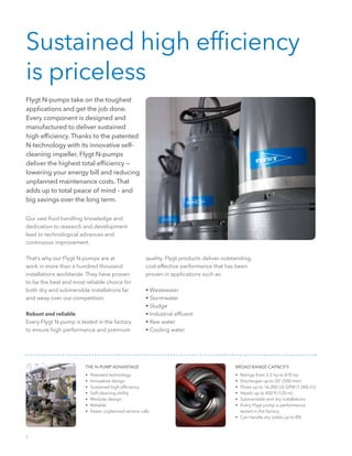 60 Hz Flygt N-Pump Series Brochure | PDF