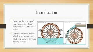 History and Development of water wheels | PPTX
