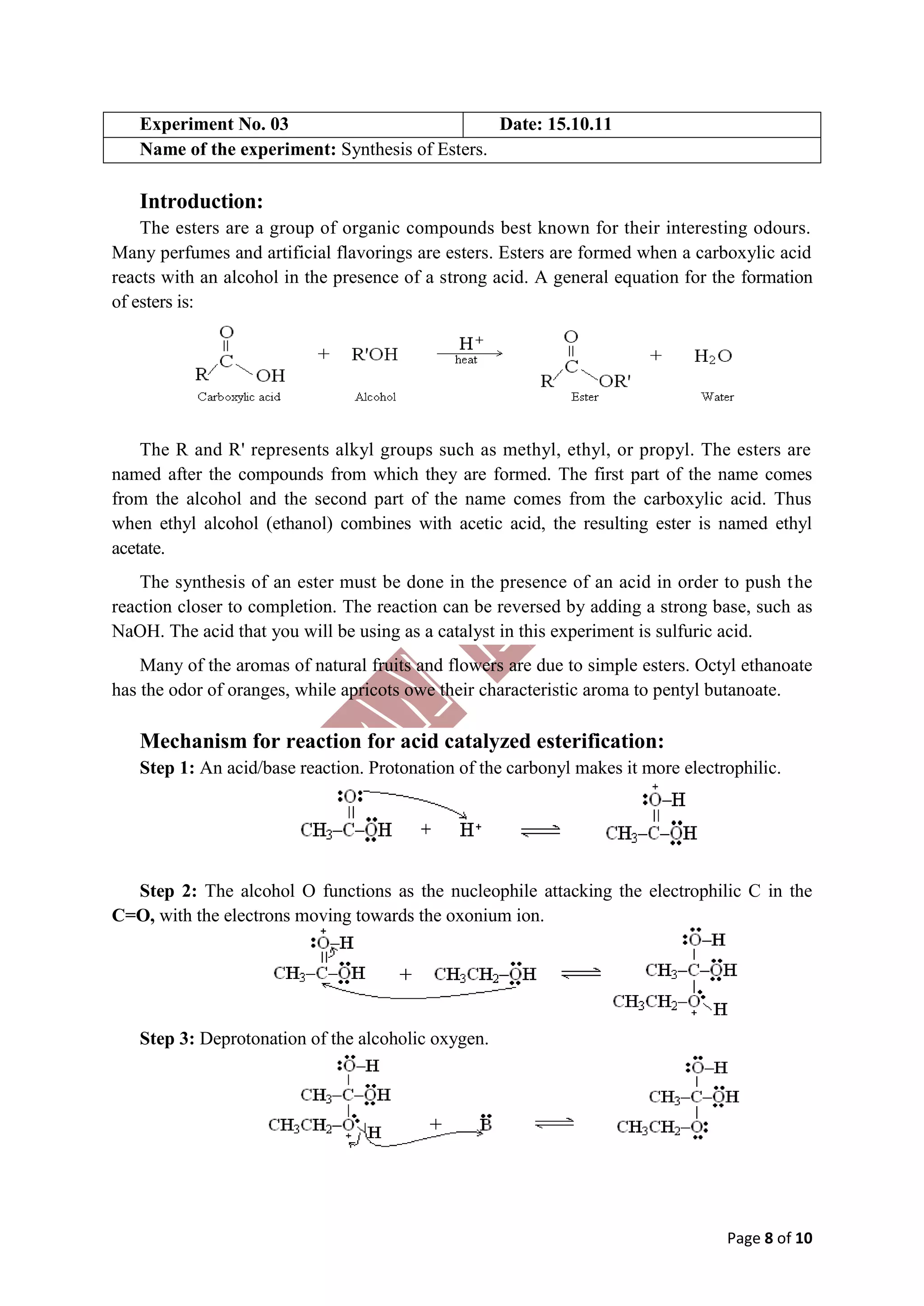 Medicinal chemistry II (Practical) MANIK | PDF