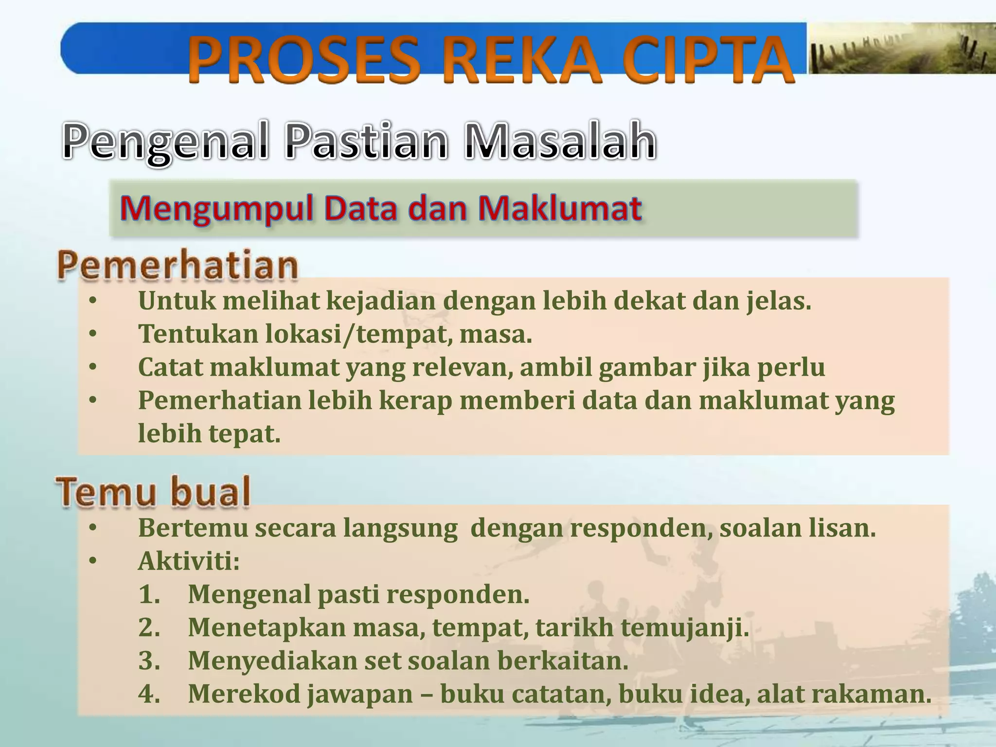 Reka Cipta Tingkatan 4 Bab 02 proses reka cipta | PPTX