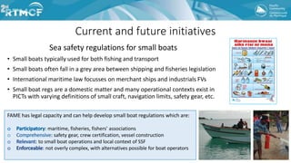 SPC Initiatives in Small-Boat Sea Safety | PPT