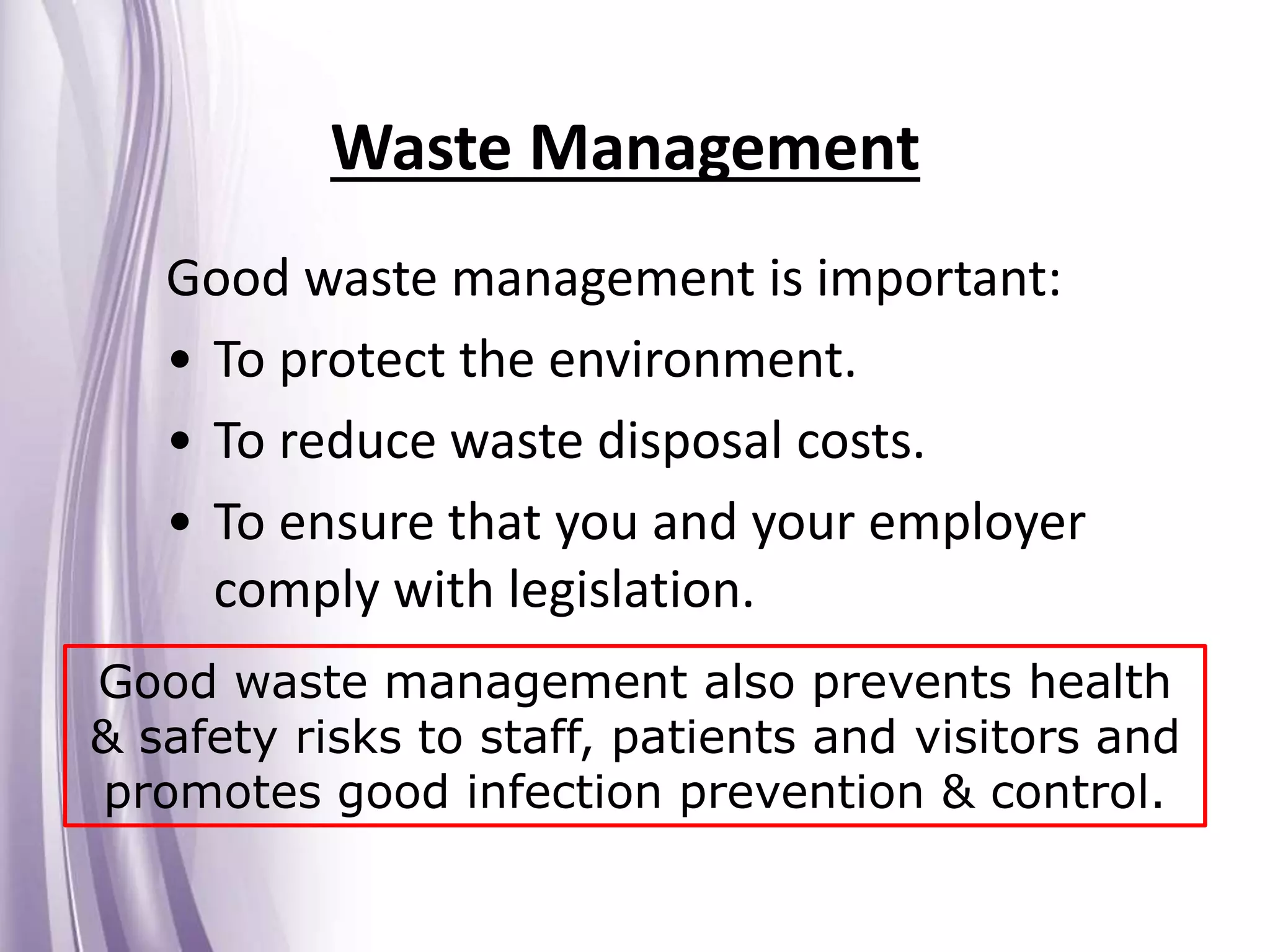 Waste Management Training | PPTX | Environmental Services Industry ...