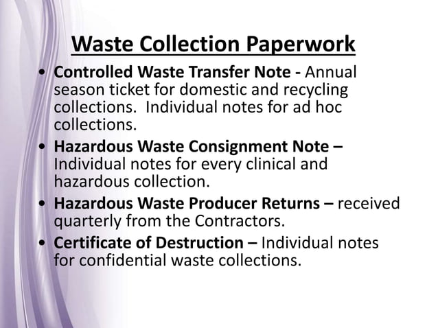 Waste Management Training | PPTX | Environmental Services Industry ...