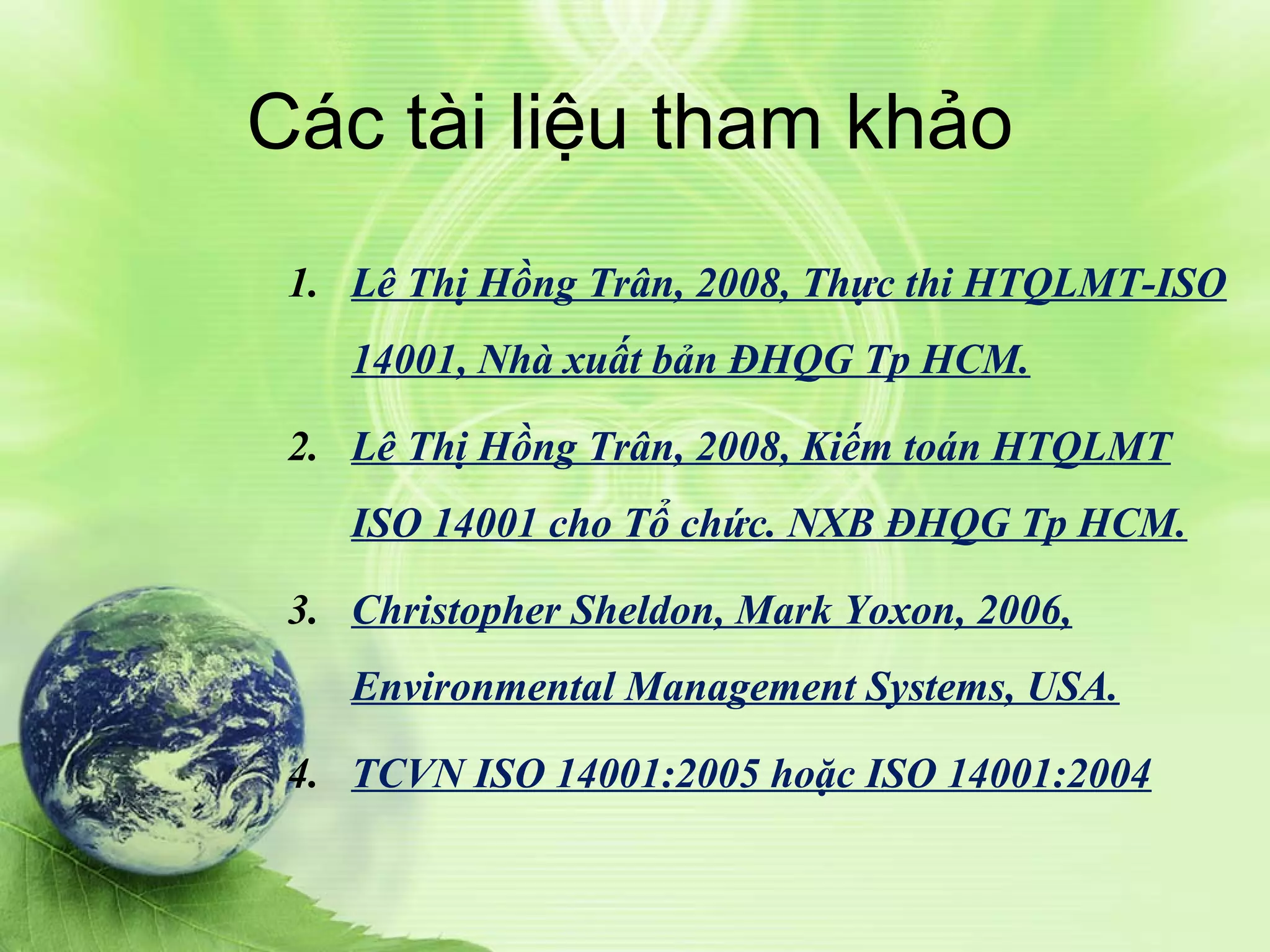 Hệ Thống Quản Lý Môi Trường- EMS | PDF
