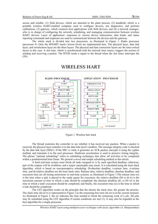 Wireless HART stack using multiprocessor technique with laxity algorithm | PDF | Internet of ...