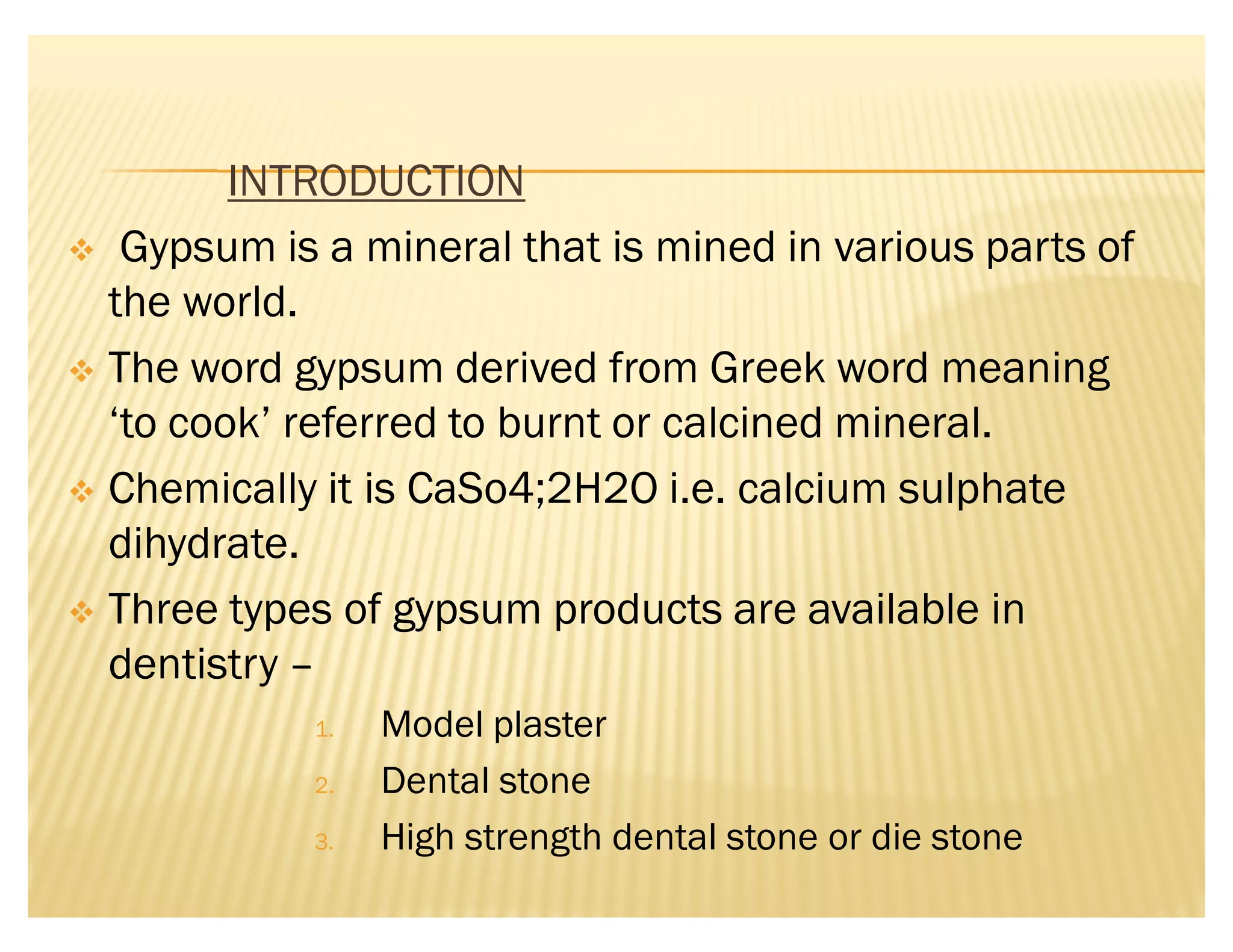 gypsum | PDF