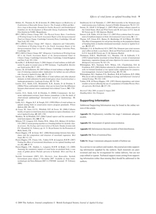 Pearce-Higgins et al. 2009. Distribution of breeding birds around ...