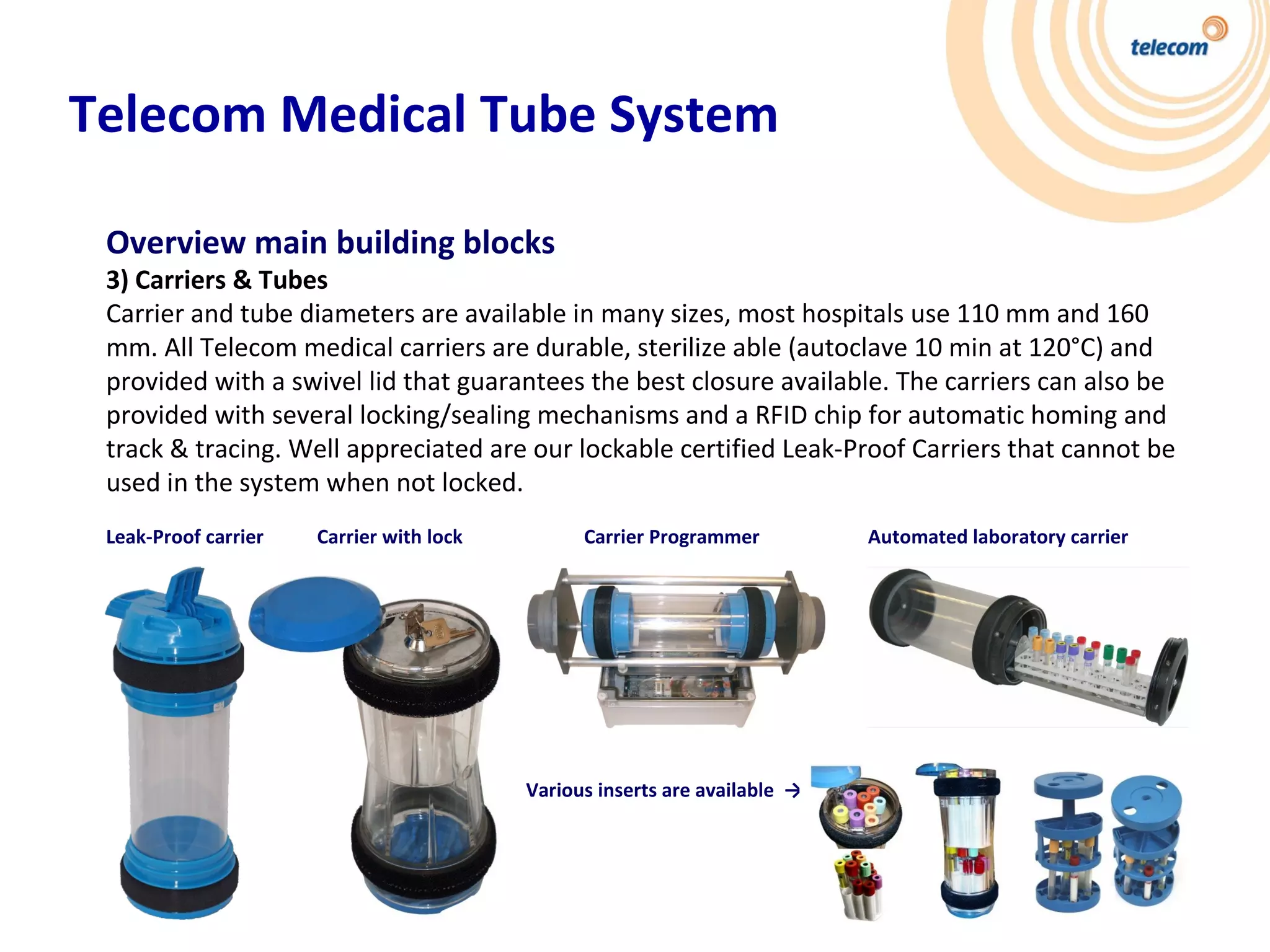 Pneumatic tube system Presentation Hospital - full 97-2003 | PPT