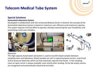 Pneumatic tube system Presentation Hospital - full 97-2003 | PPT