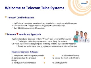 Pneumatic tube system Presentation Hospital - full 97-2003 | PPT