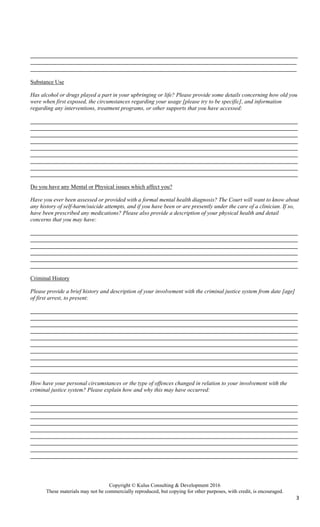A Guide to Gladue Sentencing Submissions | PDF