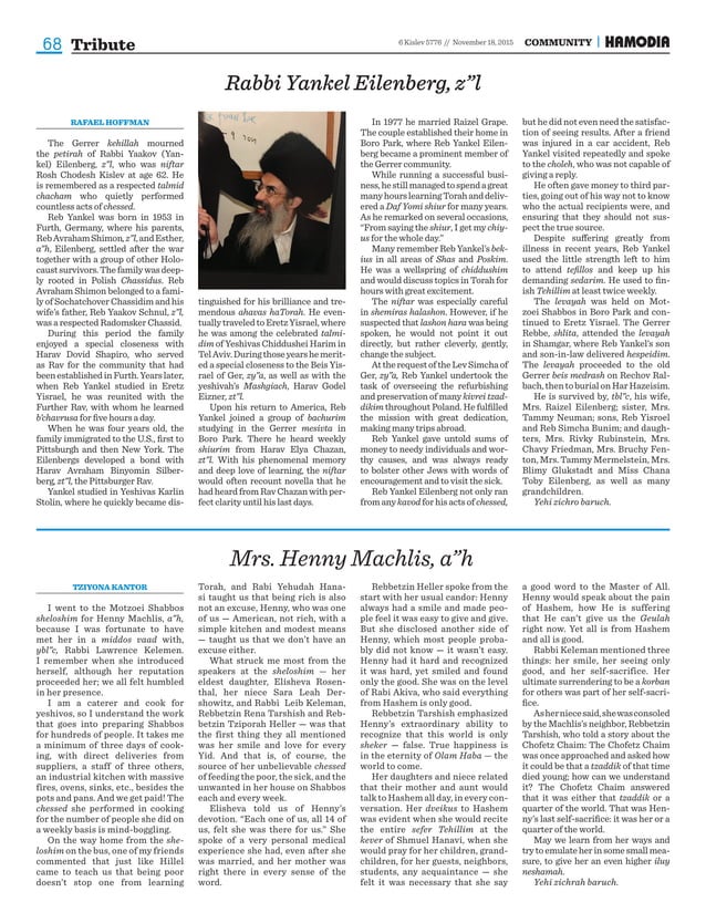 Sholshim of Henny Machlis | PDF | Judaism | Religion & Spirituality