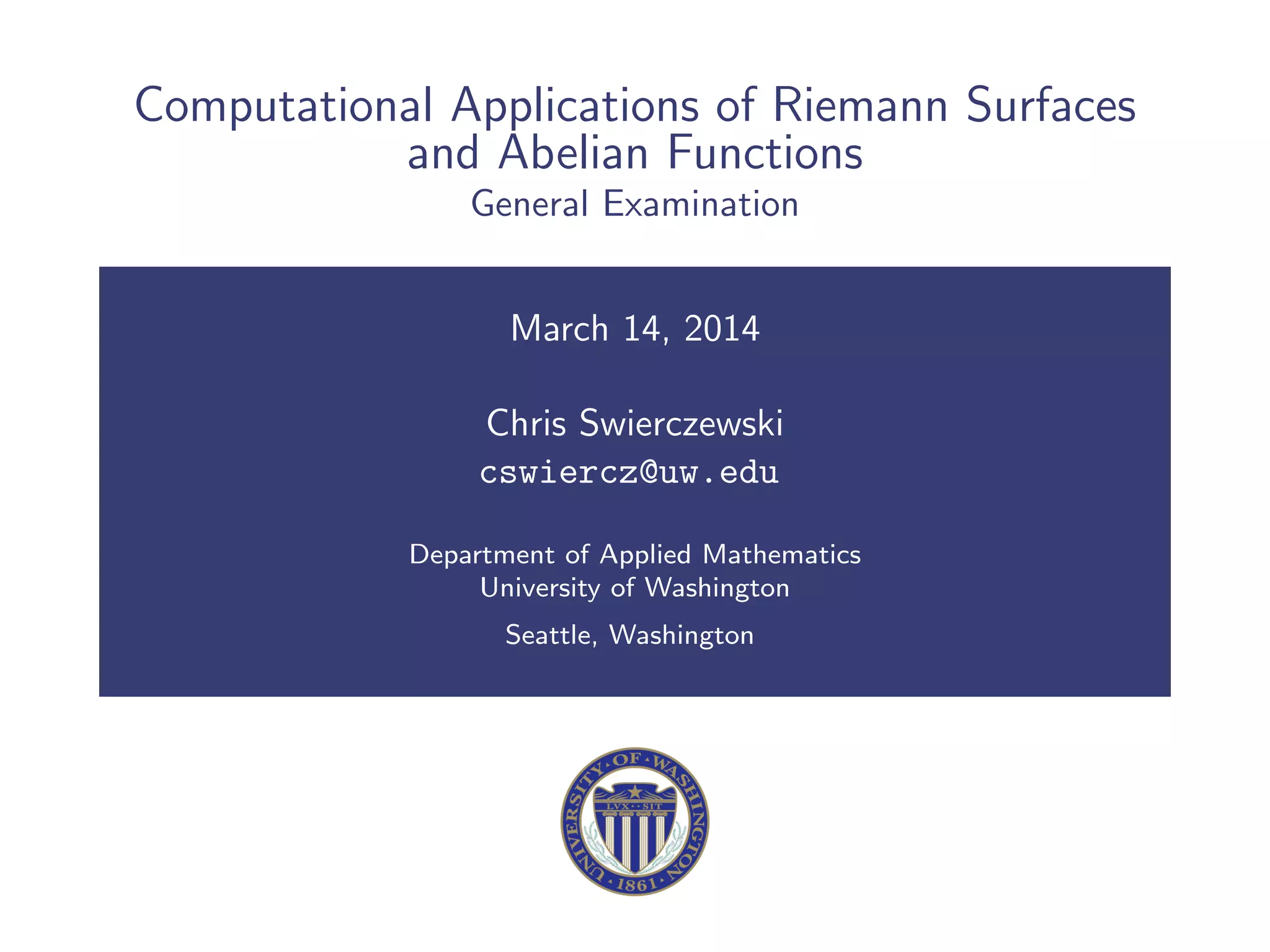 cswiercz-general-presentation | PPT