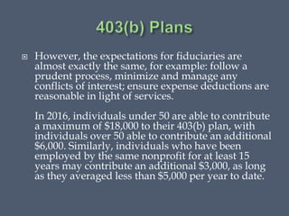 403(b) Plans Explained | PPT