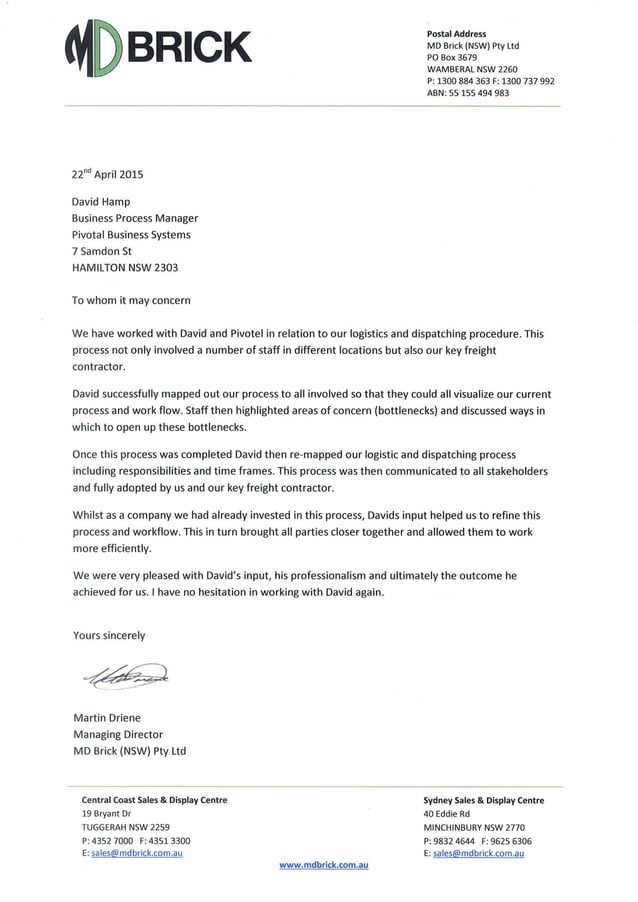 Bus Process reference - MD Brick_Apr 15 | PDF