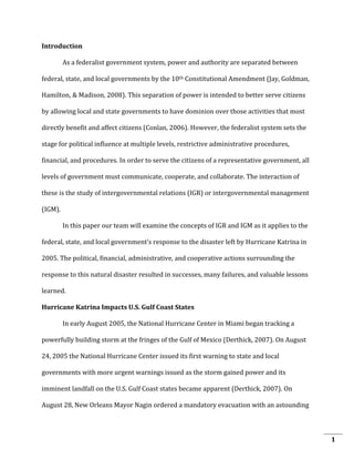 Hurricane Katrina Collaboration | PDF