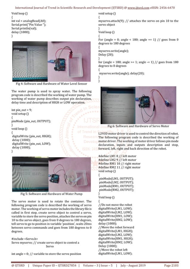Fire Fighting Robot System | PDF