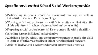 school social worker | PPTX