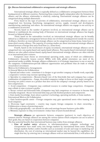 403 ib International Business Environment model Q&A | PDF