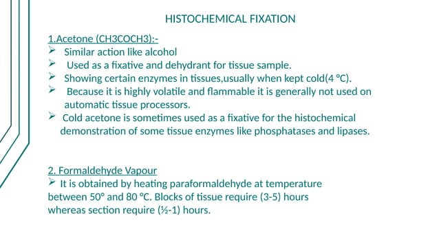 TISSUE FIXATION micro anatomical, histological, cytological | PPT