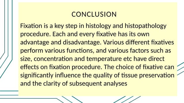 TISSUE FIXATION micro anatomical, histological, cytological | PPT