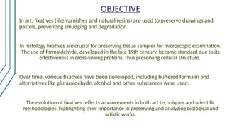 TISSUE FIXATION micro anatomical, histological, cytological | PPT