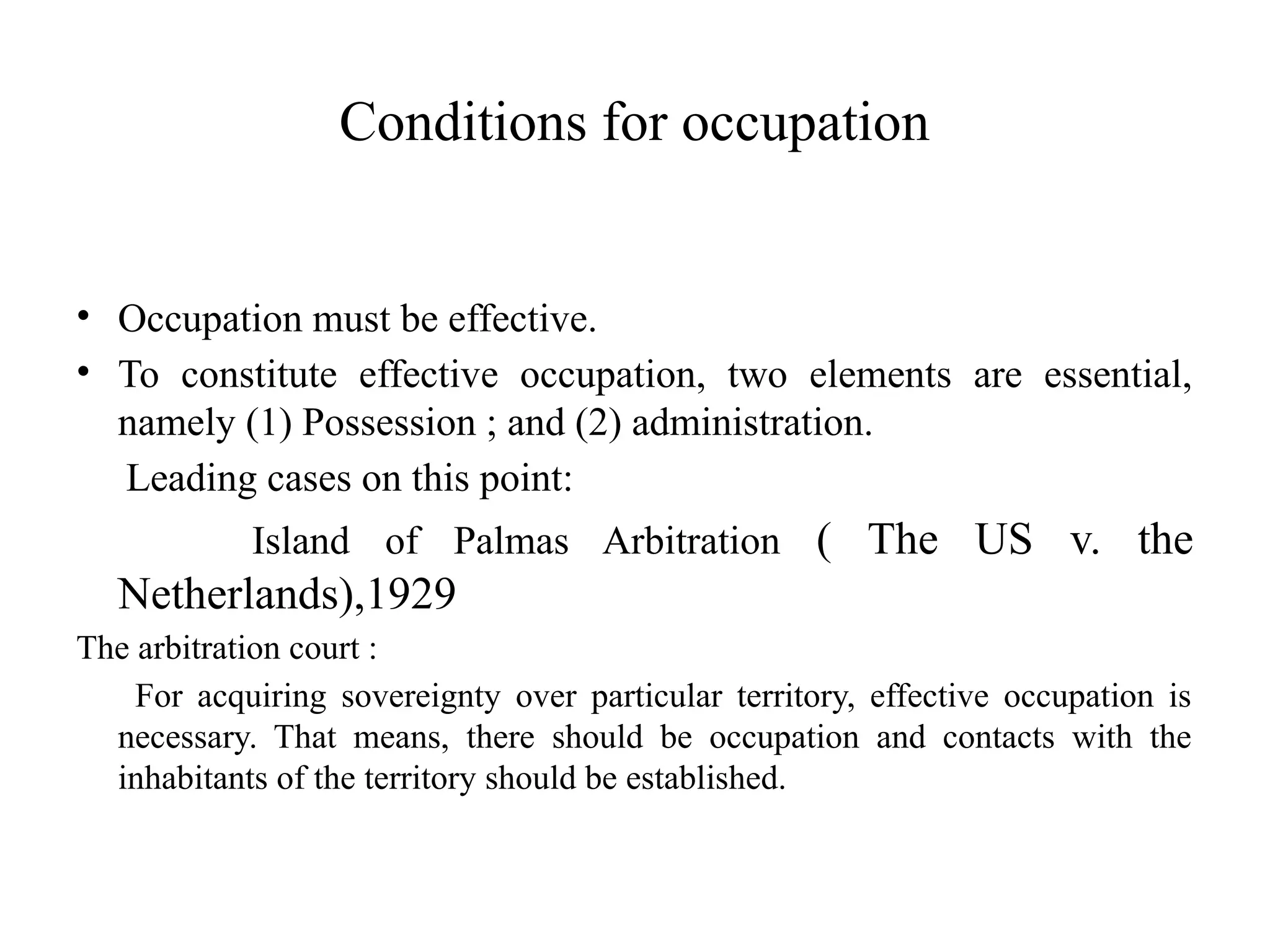 404-International Law_Slides_Slides_Modes of Acquisition of Territory.PPT