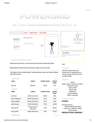 Cleopatra _ PowerGrid | PDF
