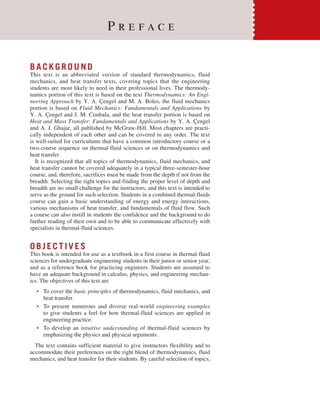 Fundamentals of Thermal-Fluid Sciences 5th Edition Yunus A. Çengel ...
