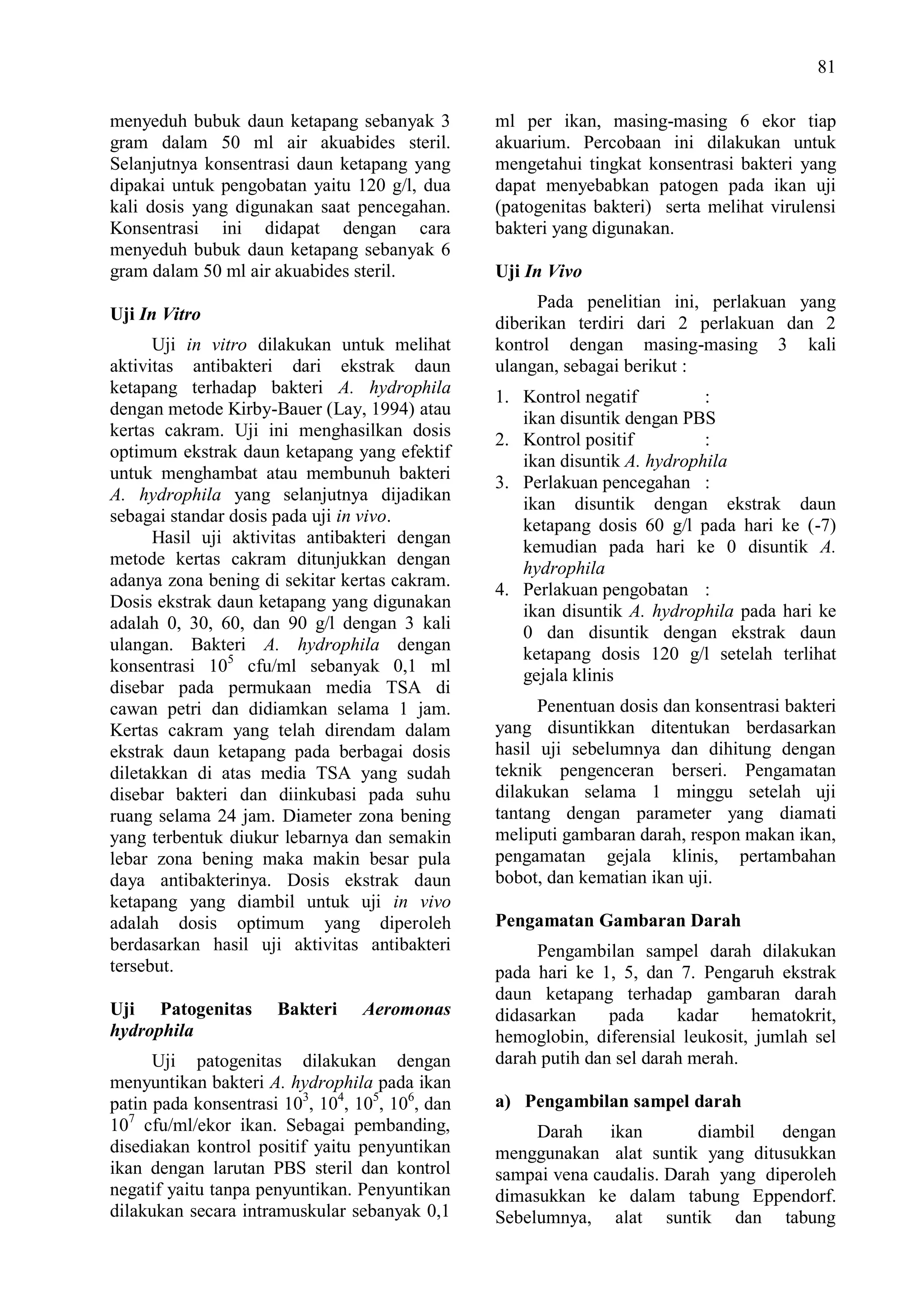 PERTUMBUHAN DAN KELANGSUNGAN HIDUP LOBSTER CAPIT MERAH Cherax ...