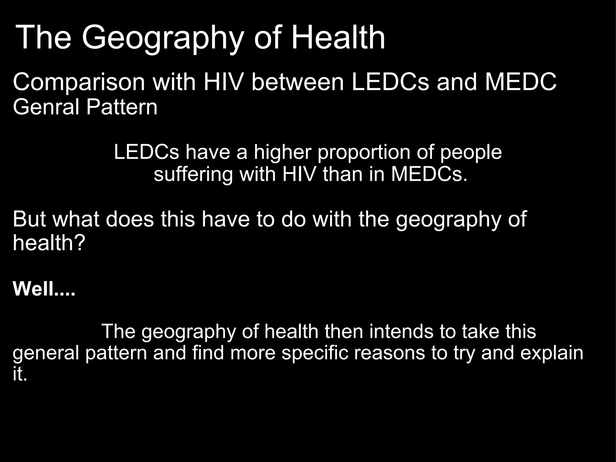 Geography of Health | PPT
