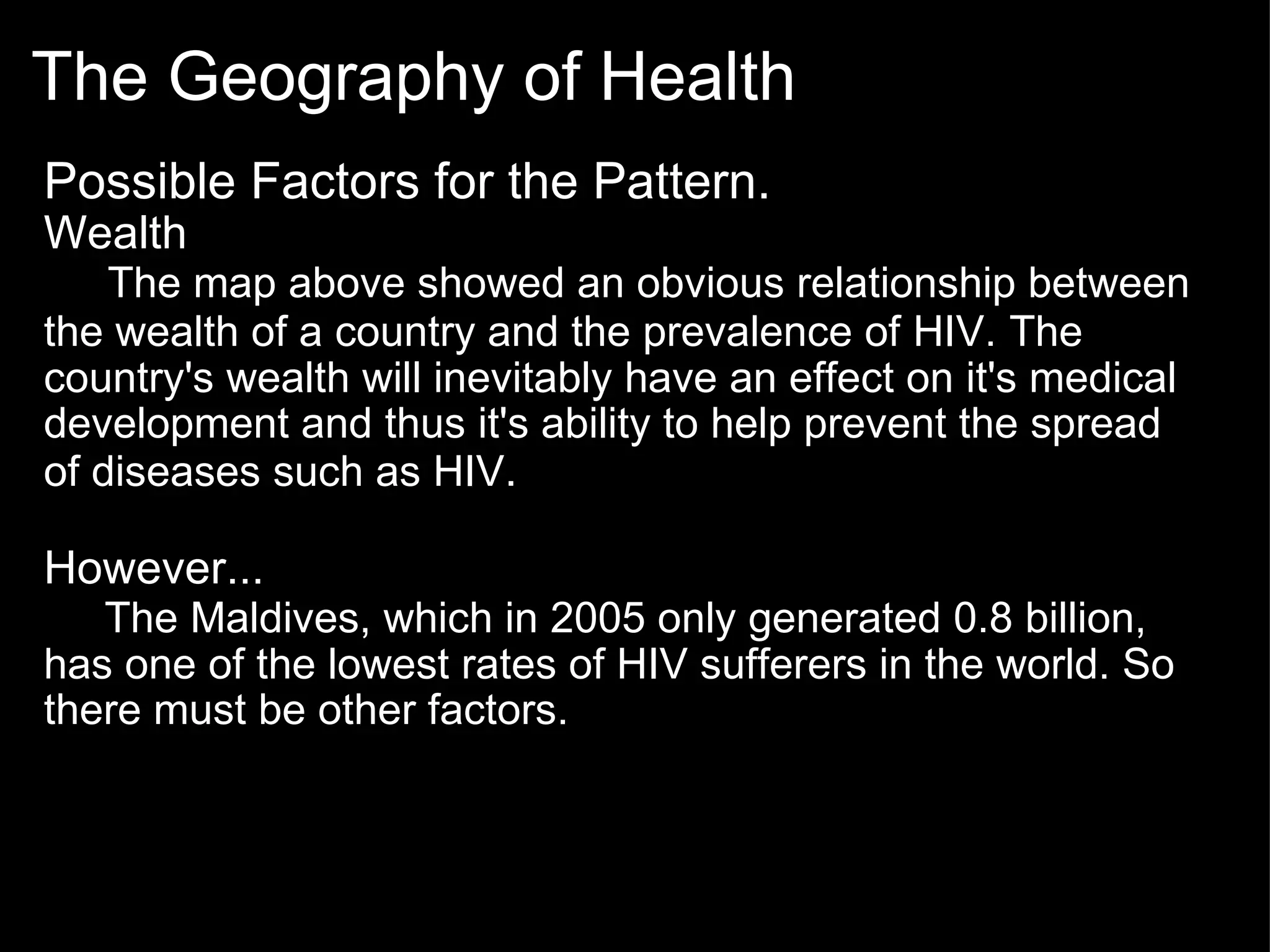 Geography of Health | PPT