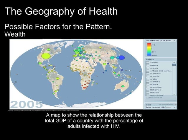 Geography of Health | PPT | Geography | Science