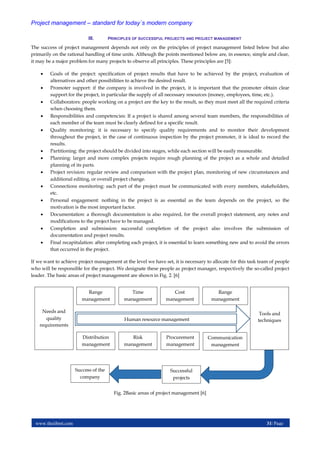 Project management – standard for today´s modern company | PDF