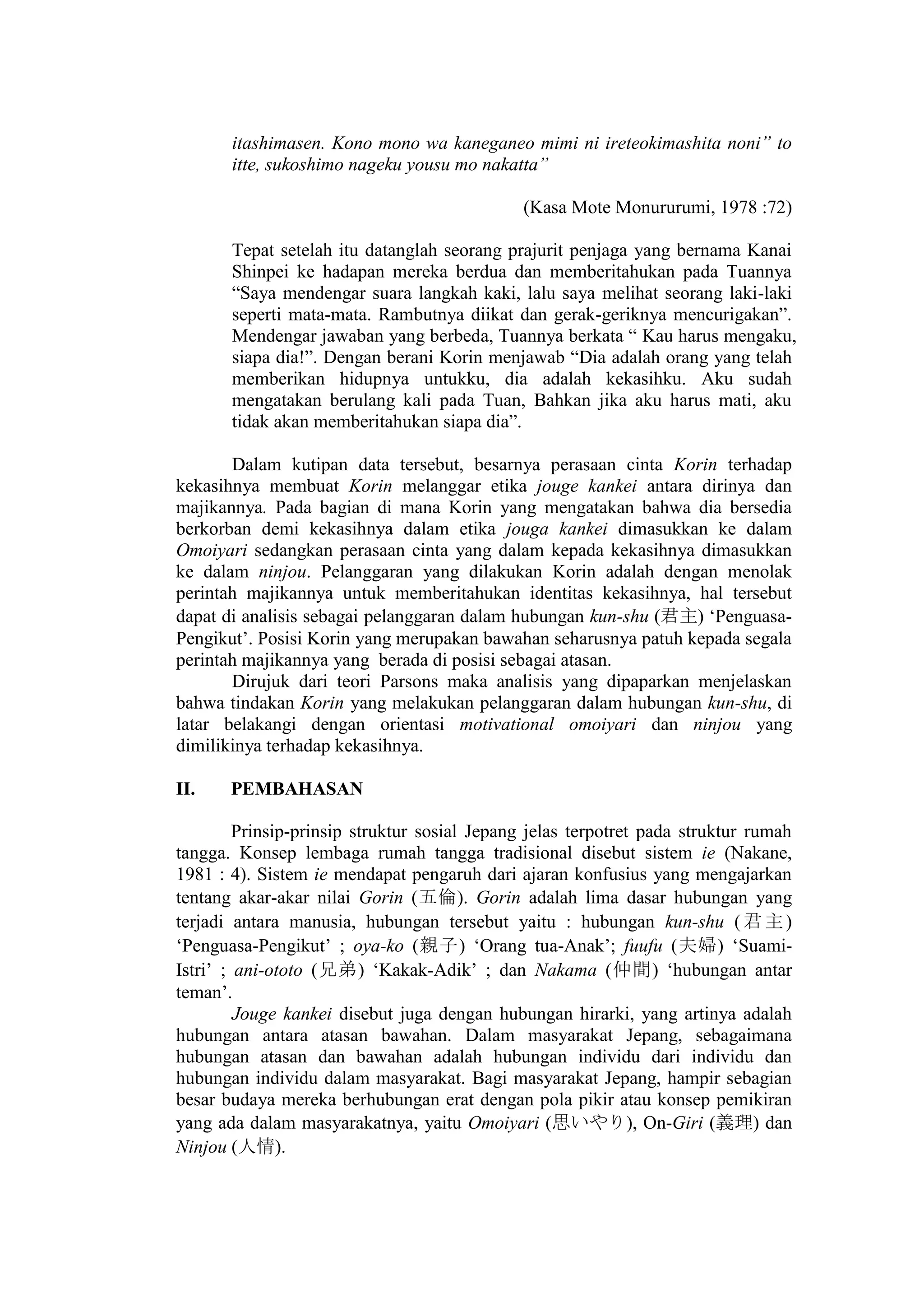 PERILAKU SEKSUAL NANSHOKU TOKOH-TOKOH DAN JOUGE KANKEI PADA NOVELET ...