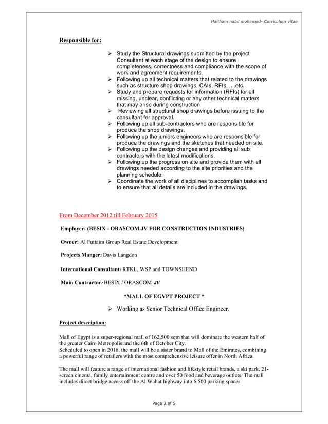 haitham cv | PDF