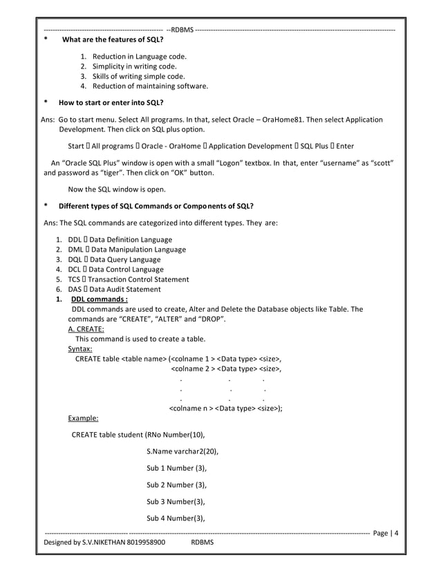 40483130 introduction-to-sql | PDF