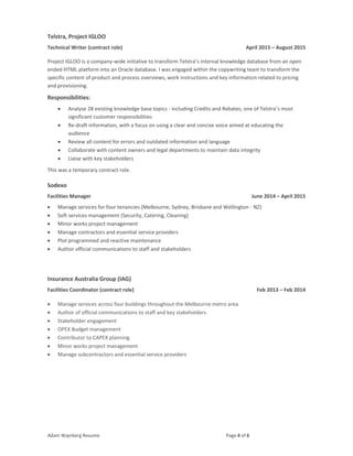 161013 Adam Wajnberg CV | PDF