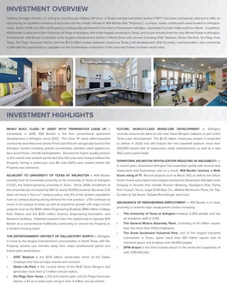 HFF Investment Overview | PDF