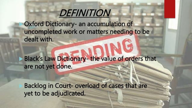 Backlog of cases in the Courts of Bangladesh. | PPTX
