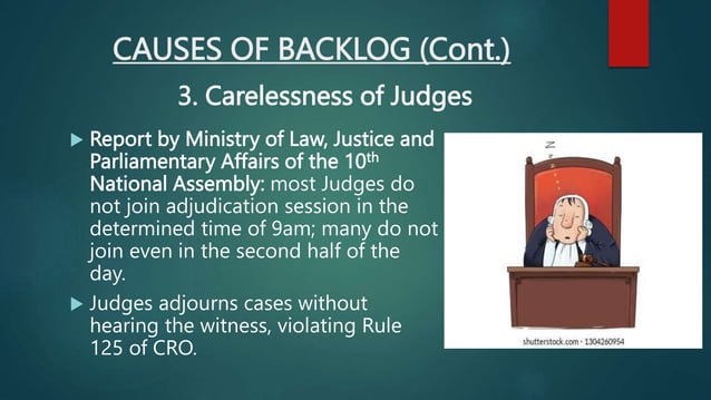 Backlog of cases in the Courts of Bangladesh. | PPTX
