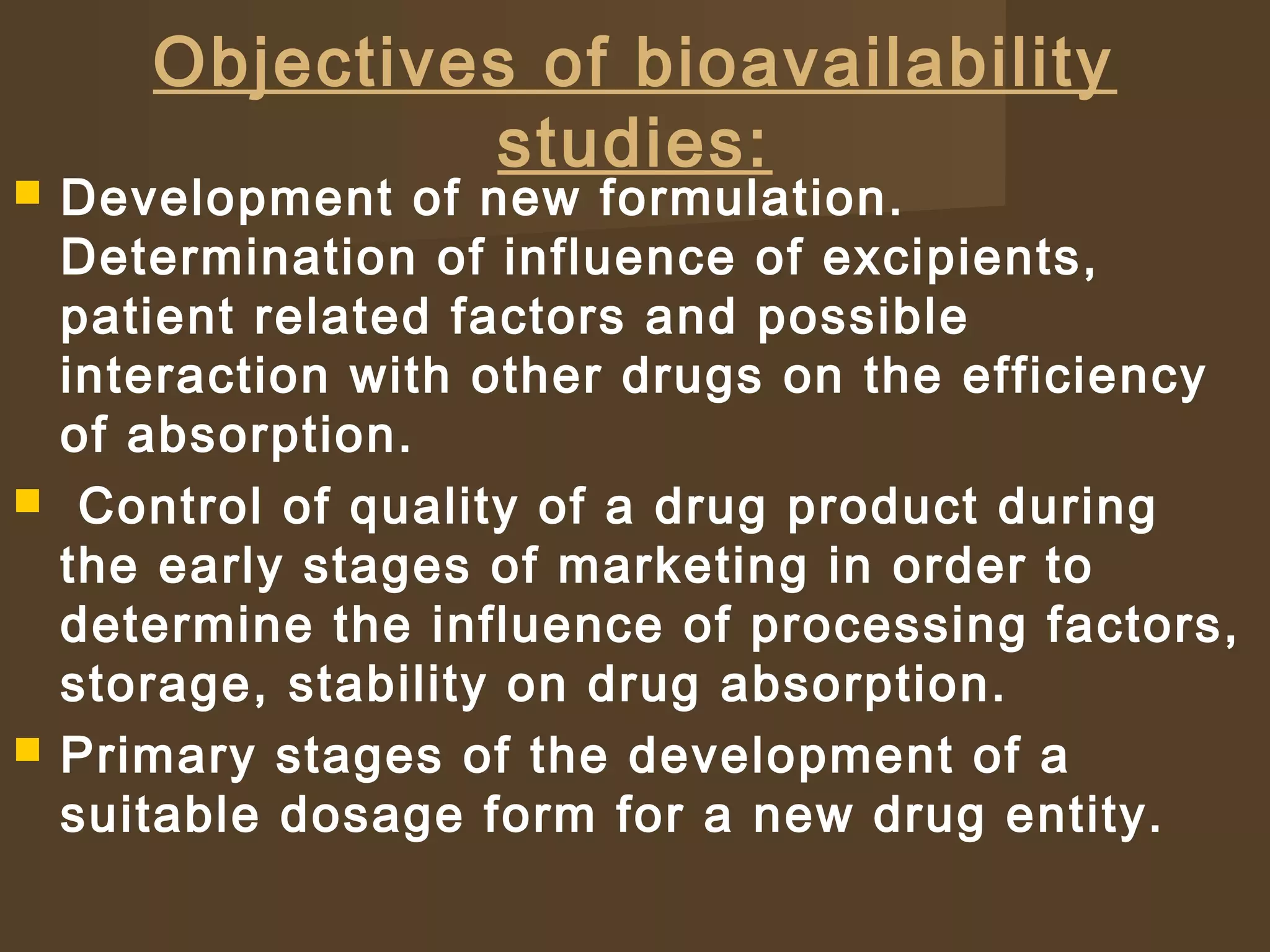 BIOAVAILABILITY BIOEQUIVALENCE THERAPEUTIC INDEX | PPT