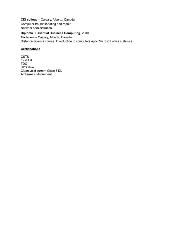 Rory Martin Resume Longer | PDF